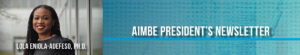 AIMBE President’s Newsletter - AIMBE